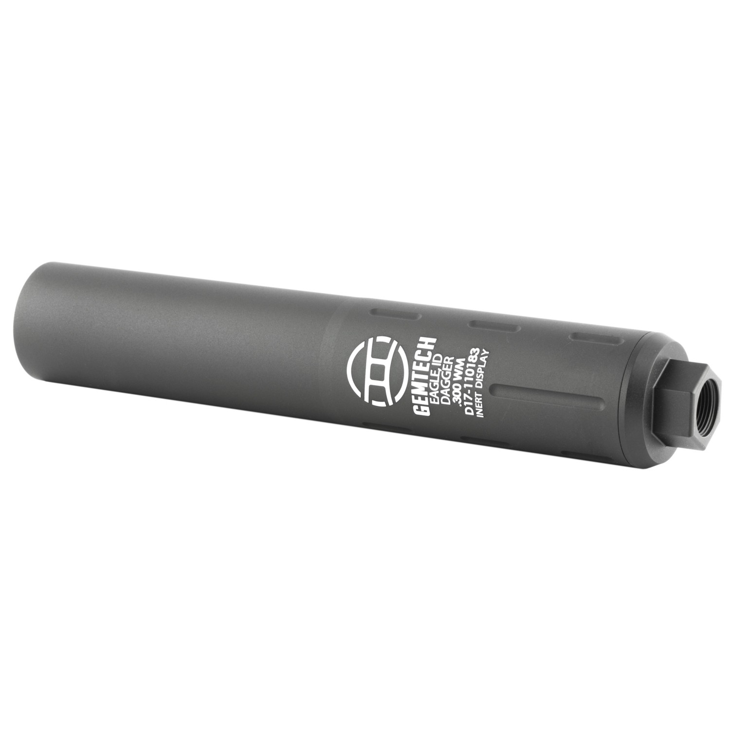 Gemtech DAGGER 300 Blackout 308 300WM 5 8 X 24 Tpi Threaded Inert