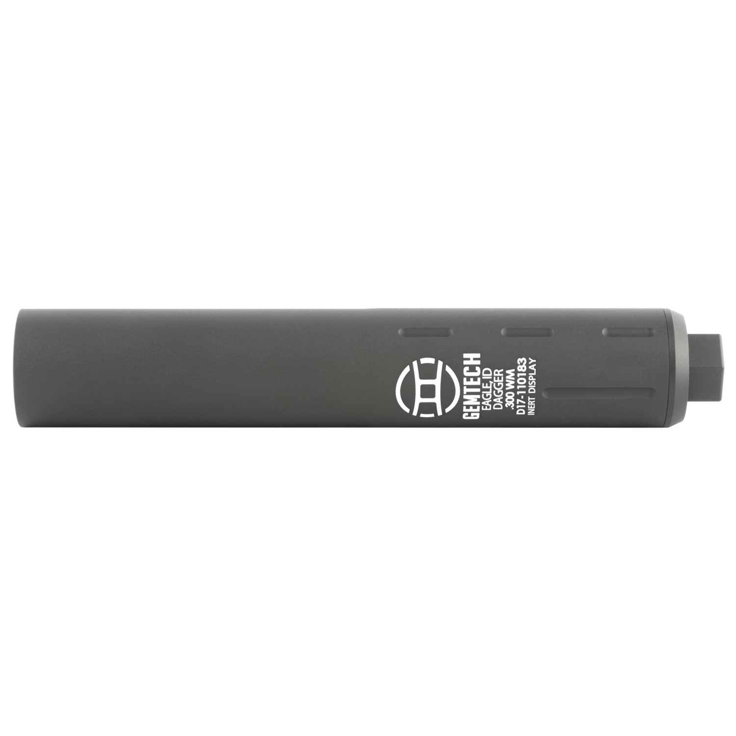 Gemtech DAGGER 300 Blackout 308 300WM 5 8 X 24 Tpi Threaded Inert