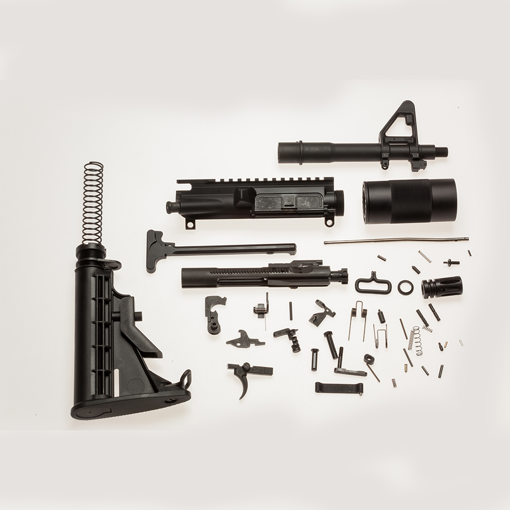 M16 Full Auto Parts Set Kit A3 Upper 7.5 in. Barrel w/ Flat Gas Block ...